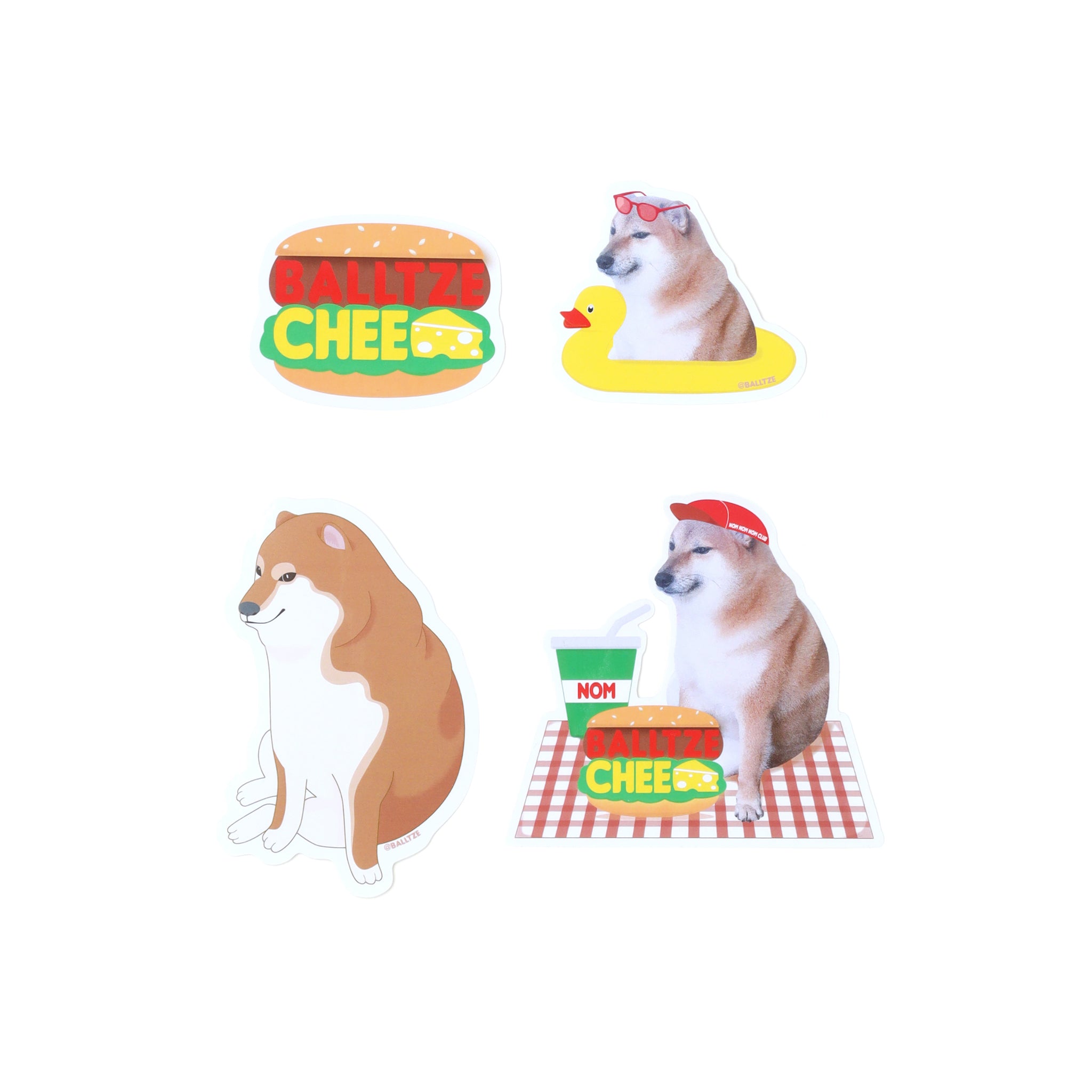 Cheems Balltze Sticker Pack – CHEEMS BALLTZE
